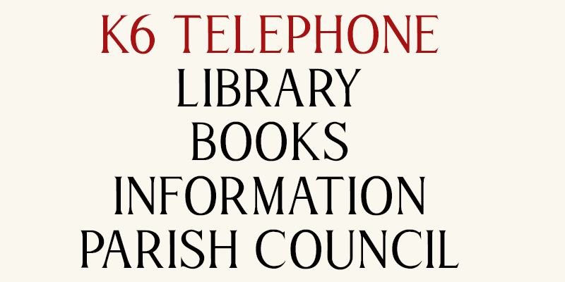 K6 Telephone font – Tristram Grevatt